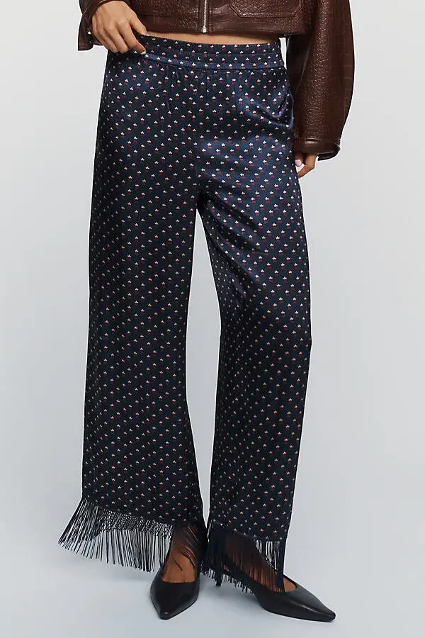 Anthropologie Sat Frged Pull On Pants
