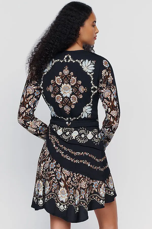 Anthropologie Farm Rio Daniela Wrap Mi Dress