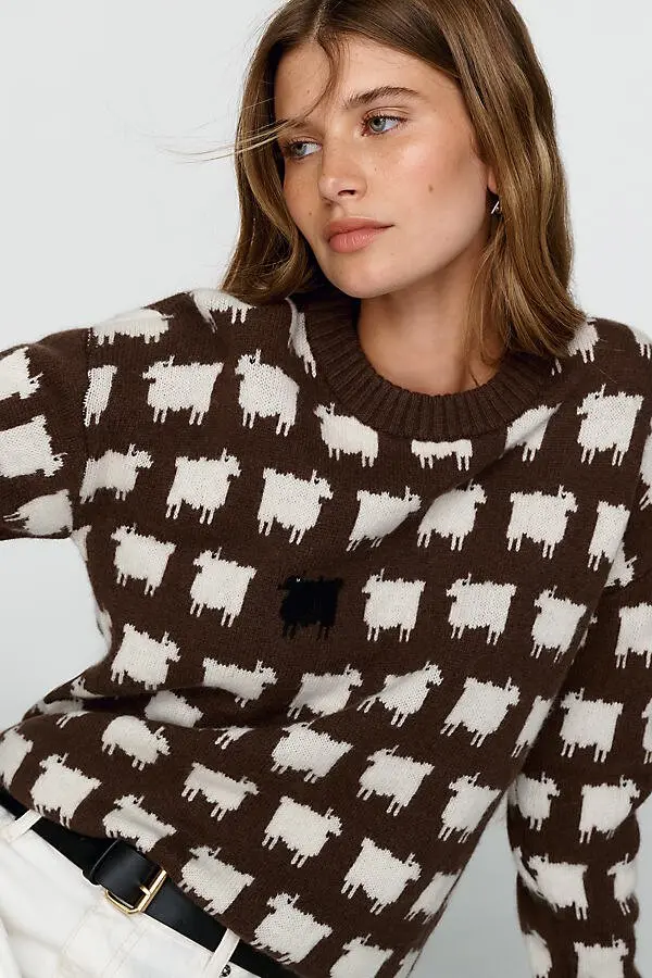 ROWING BLAZERS 100% Wool Sheep Sweater