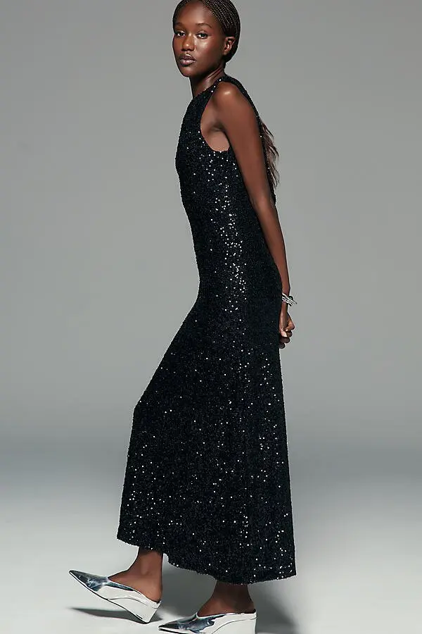 Endless Rose Sequed Midi Dress