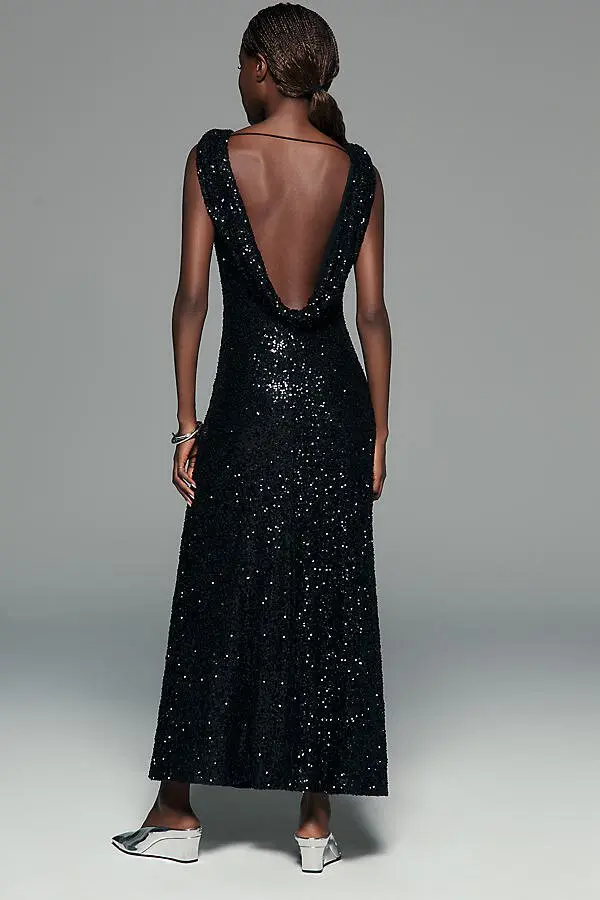 Endless Rose Sequed Midi Dress