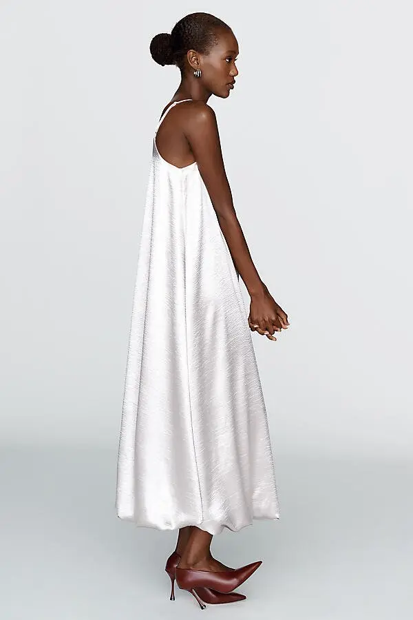 SUNDAY IN BROOKLYN Liquid She Bubble Hem Midi Dress