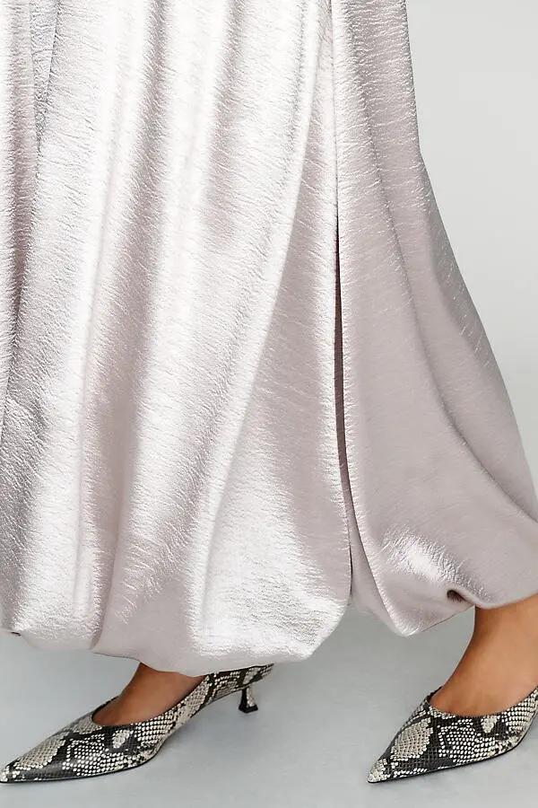 SUNDAY IN BROOKLYN Liquid She Bubble Hem Midi Dress
