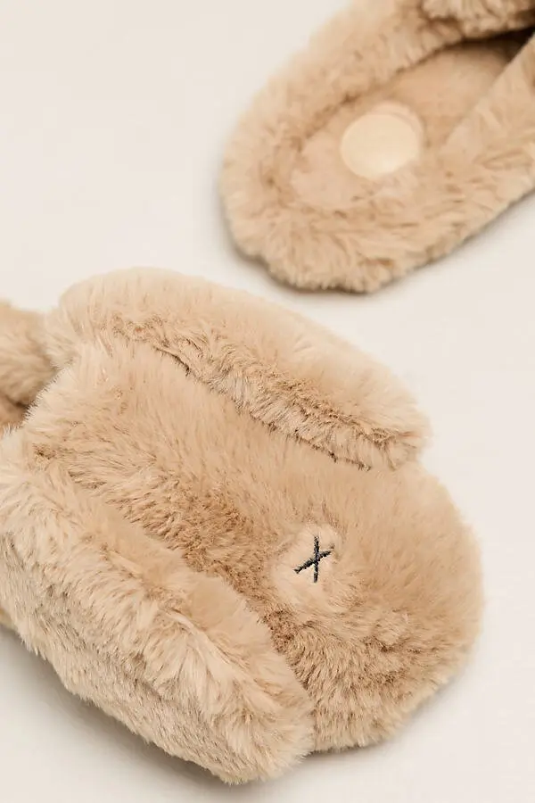 Anthropologie Bunny Scuff Slippers