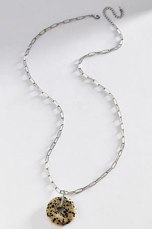 Anthropologie Pick Your Pendant Necklace Set - Silver