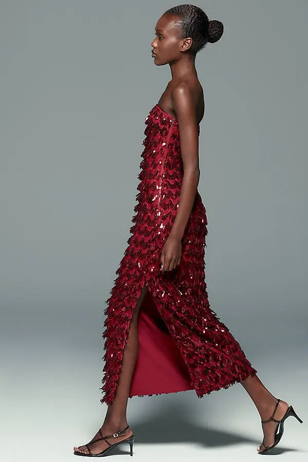 Saylor Brynhild Strapless Maxi Dress