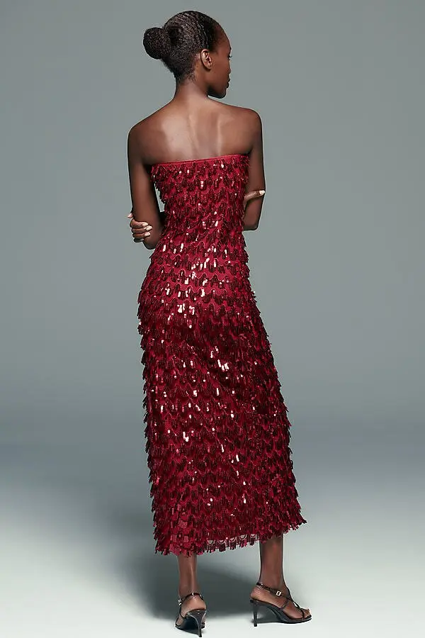 Saylor Brynhild Strapless Maxi Dress