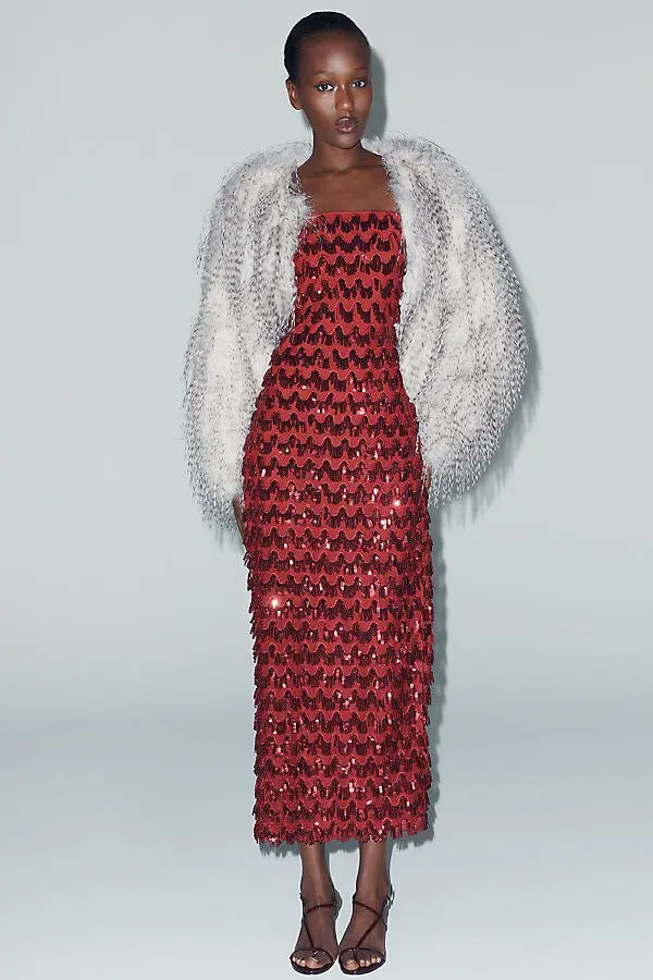 Saylor Brynhild Strapless Maxi Dress