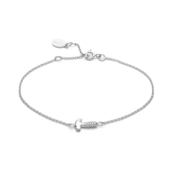 WITH LOVE DARLING Hammer Bracelet Diamond Sterling