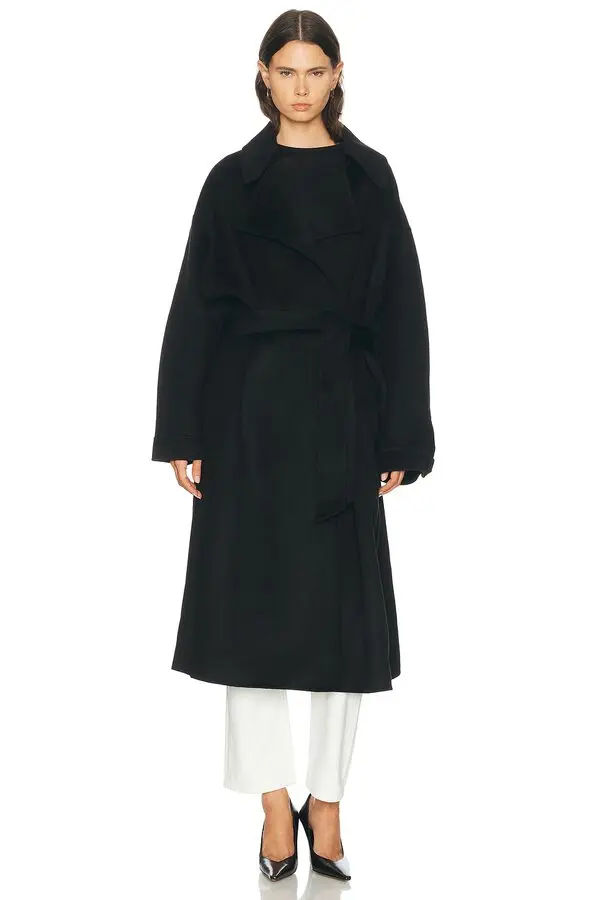 THE FRANKIE SHOP Issen Wool Trench Coat