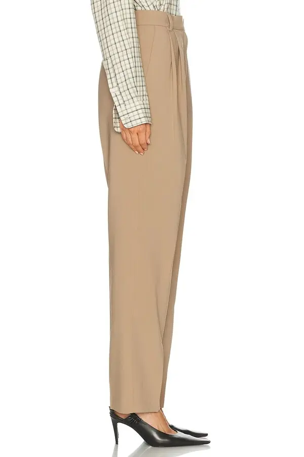 THE FRANKIE SHOP Bea Suit Pant In Tan