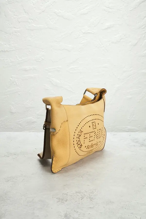 Fendi Selleria Perforated Shoulder Bag