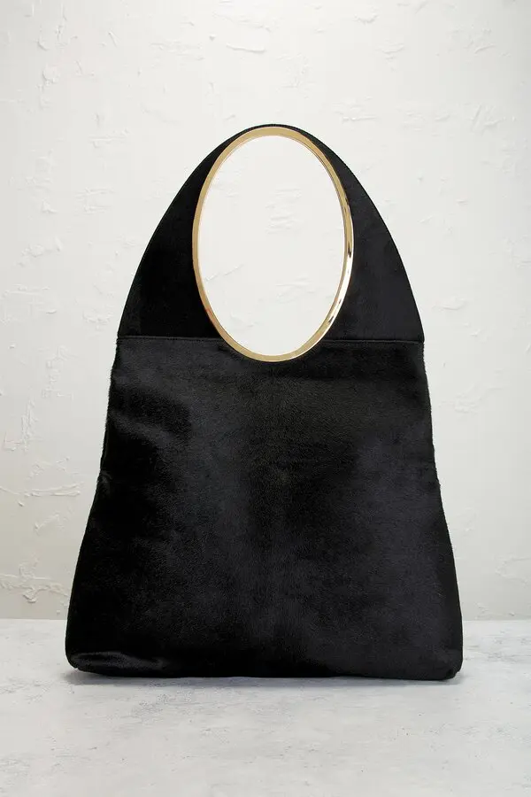 Gucci Vintage Oversized Pony Hair Shoulder Bag