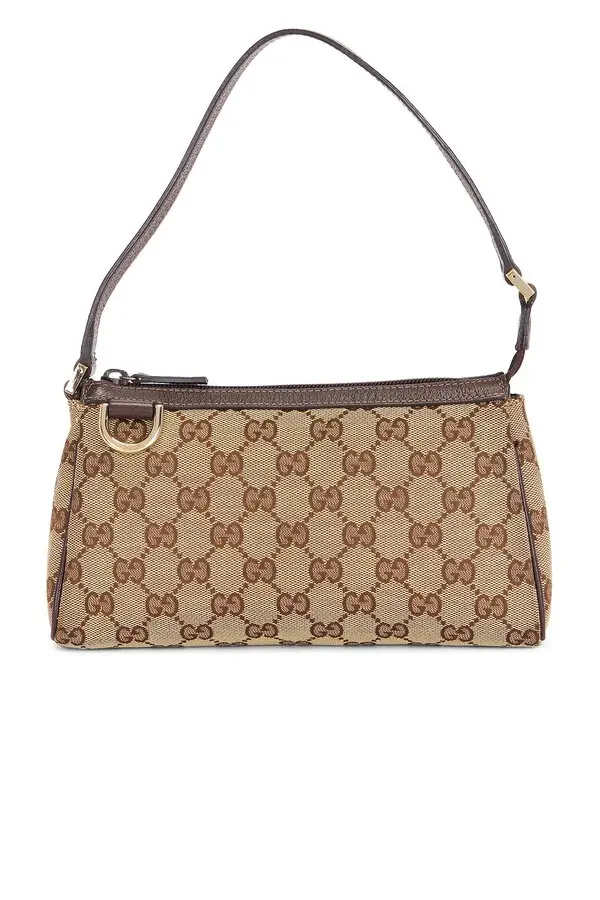 Gucci Abbey Pochette Shoulder Bag - Brown