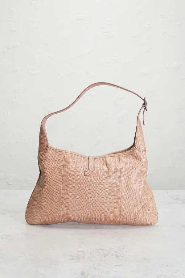 Gucci Vintage Lizard Jackie Hobo Bag
