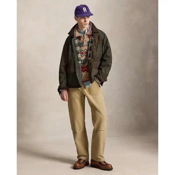 Ralph Lauren Patchwork Oilcloth Utility Jacket