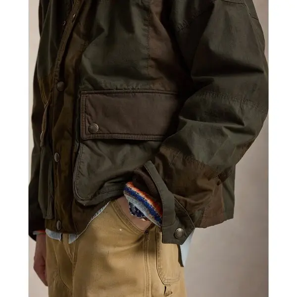 Ralph Lauren Patchwork Oilcloth Utility Jacket