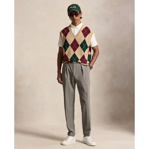 Ralph Lauren Big Fit Argyle Sweater Vest