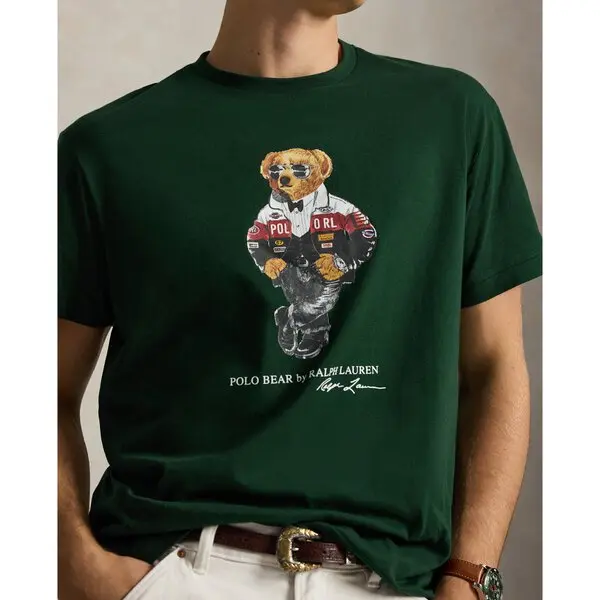 Ralph Lauren Classic Fit Polo Bear T-shirt - Moss Agate