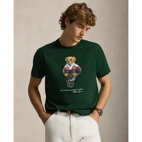 Ralph Lauren Classic Fit Polo Bear T-shirt - Moss Agate