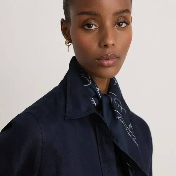 Ralph Lauren Handbag-print Silk Square Scarf