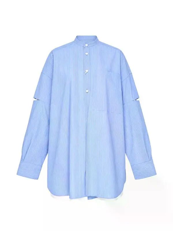 ENFOLD Layered Striped Shirt