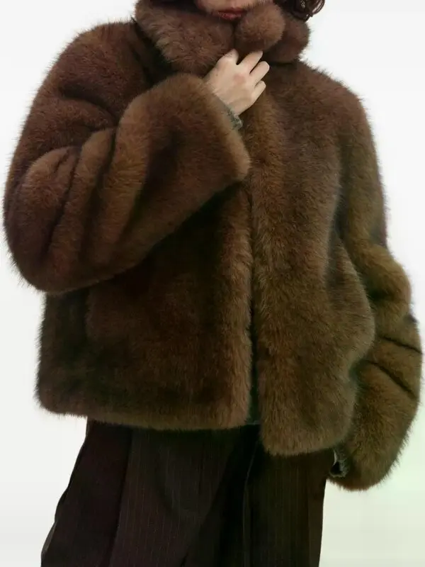 DUNST Fold-over Collar Coat