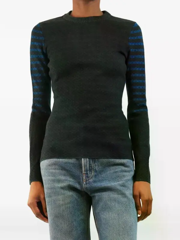 Victoria Beckham Striped Knitted Sweater