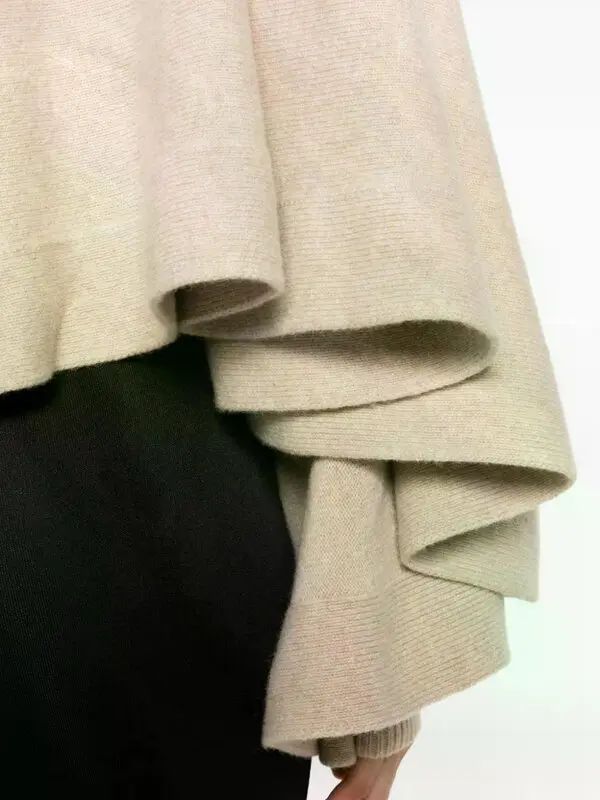 Jacquemus Fiocco Draped-sleeve Sweater
