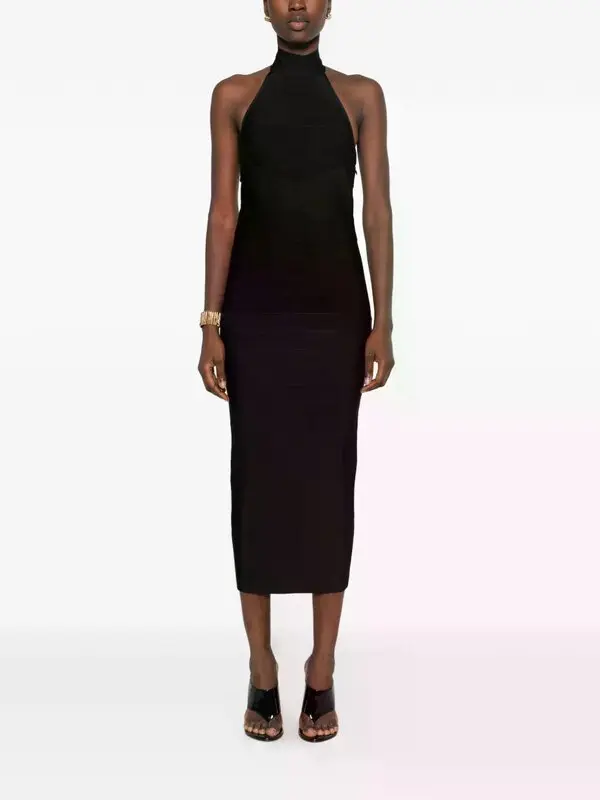 Retrofete Bandage Halterneck Dress
