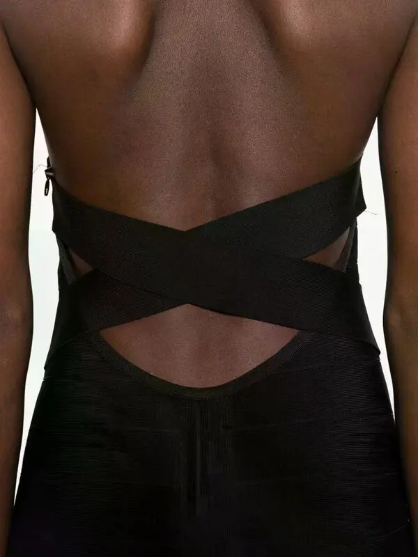 Retrofete Bandage Halterneck Dress