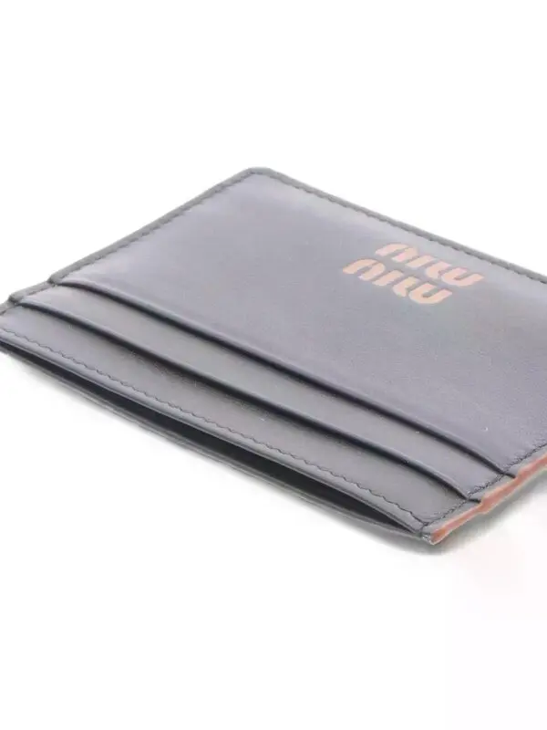 Miu Miu 2010s Logo-detail Leather Card Case
