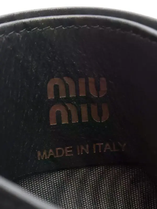 Miu Miu 2010s Logo-detail Leather Card Case