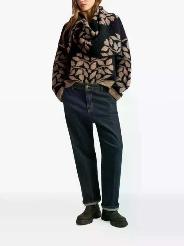 Momoni Berg Jacquard-knit Sweater