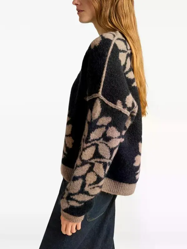 Momoni Berg Jacquard-knit Sweater