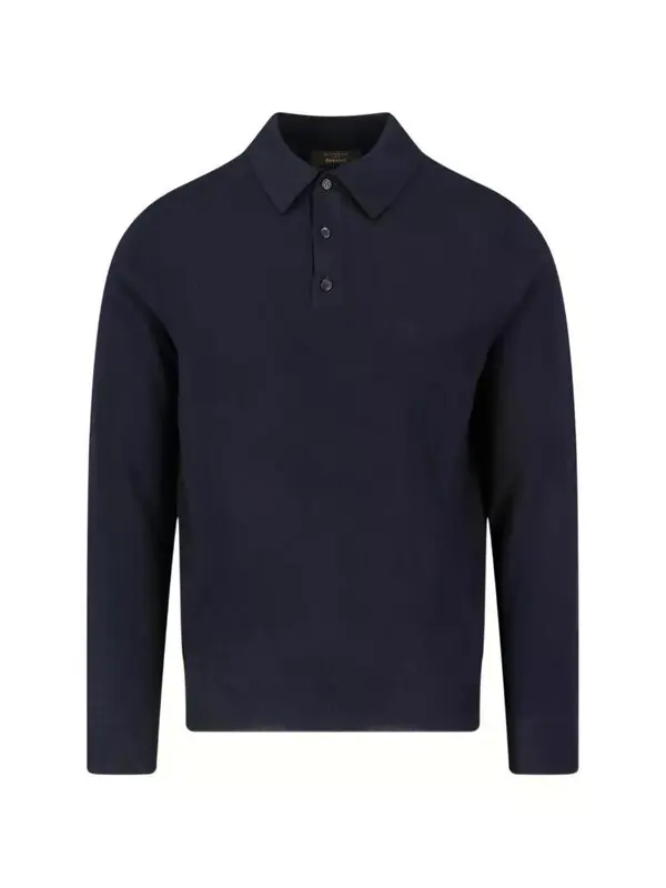 ZANONE Fine-knit Long-sleeve Sweater - Blue