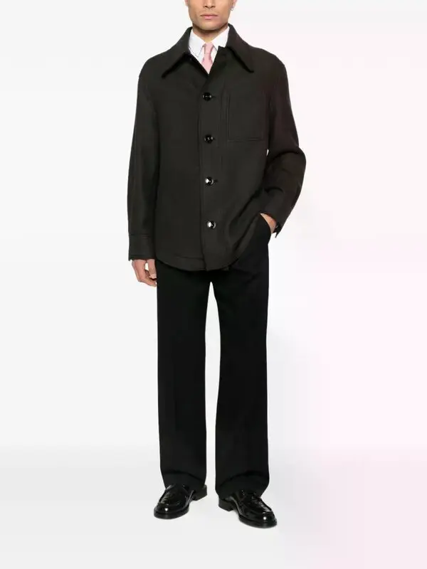 AMI Paris Button-up Shirt Jacket