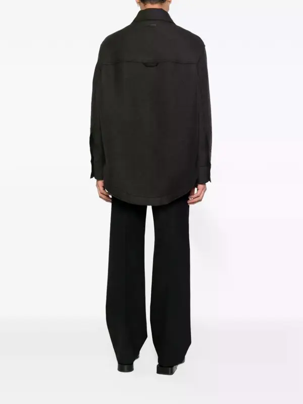 AMI Paris Button-up Shirt Jacket