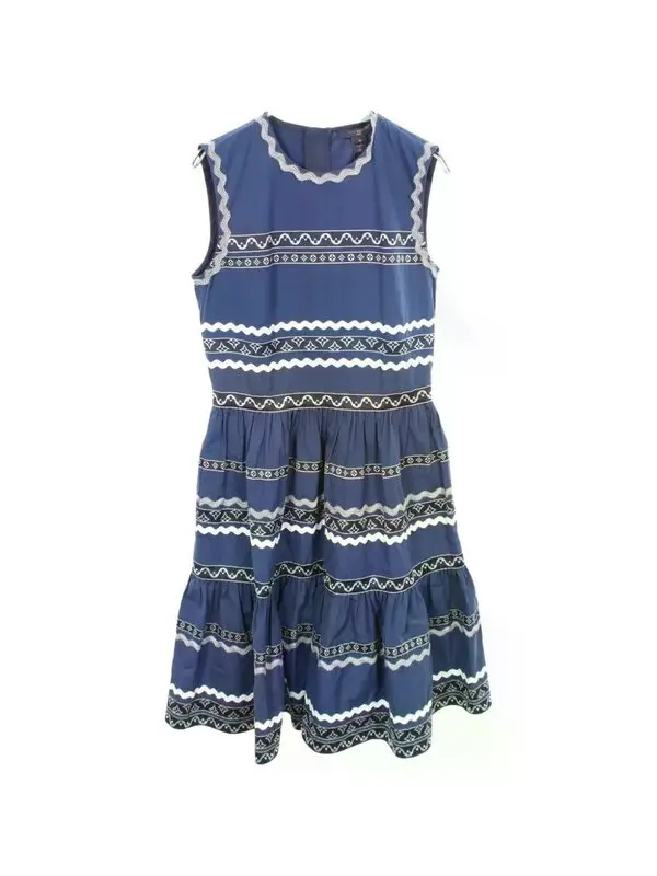 LOUIS VUITTON 2010s Monogram Flower Sleeveless Mini Dress
