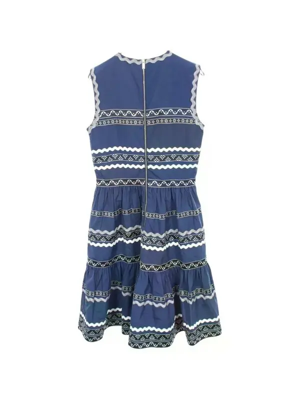 LOUIS VUITTON 2010s Monogram Flower Sleeveless Mini Dress