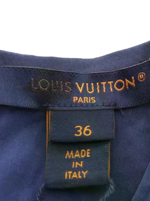 LOUIS VUITTON 2010s Monogram Flower Sleeveless Mini Dress