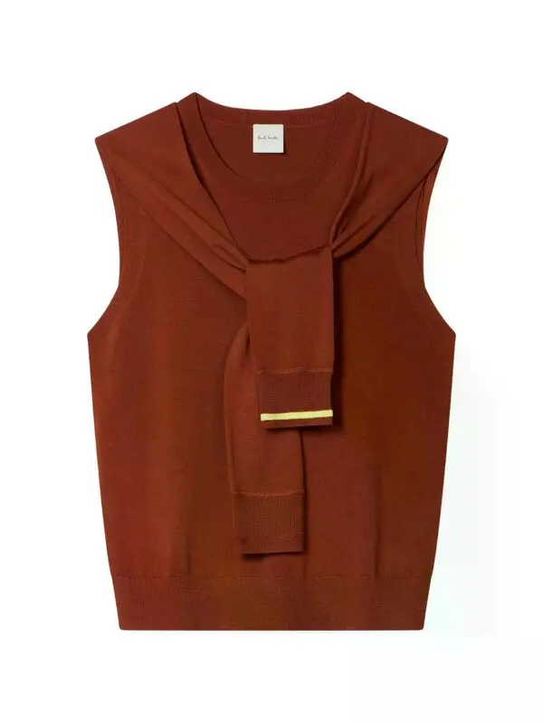 Paul Smith Merino-wool Blend Knitted Vest