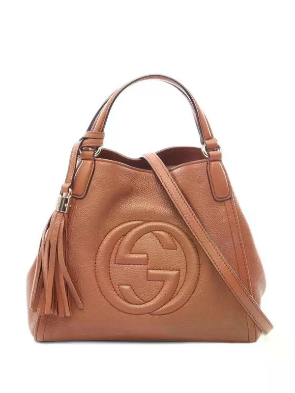 Gucci 2010s Soho Interlocking G Handbag