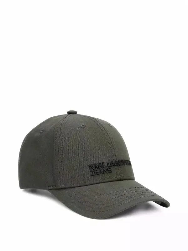 Karl Lagerfeld Logo-embroidered Cotton Cap