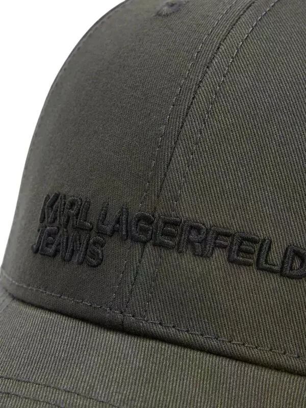Karl Lagerfeld Logo-embroidered Cotton Cap