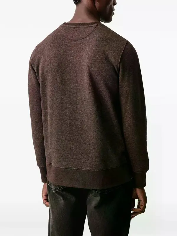 Gant Logo-embroidered Crew-neck Sweater