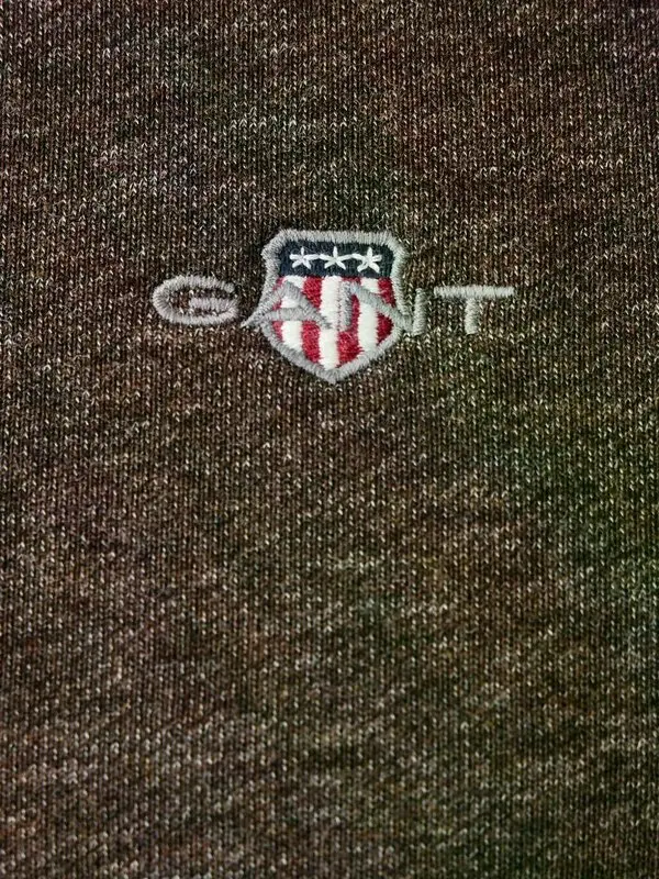 Gant Logo-embroidered Crew-neck Sweater