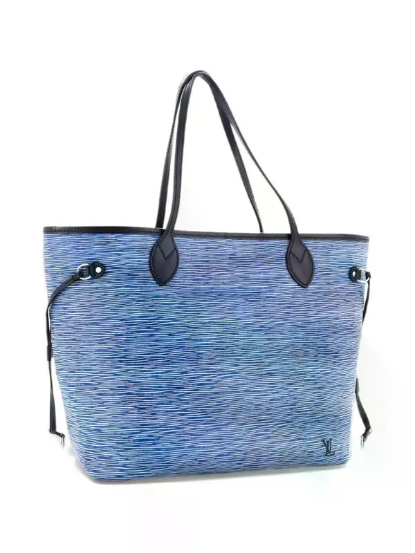 LOUIS VUITTON Neverfull Epi Leather Mm Tote Bag - Blue