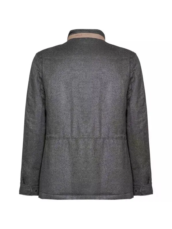 BARBA NAPOLI Fur-trimmed Field Jacket