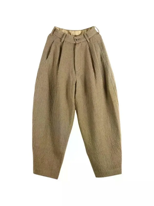 UMA WANG Pleated Tapered Trousers